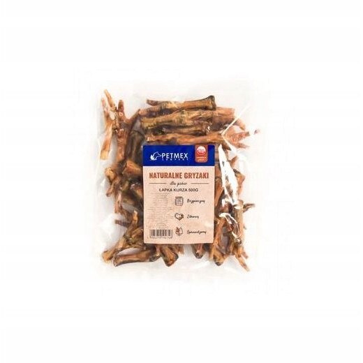 Gustare pentru caine, Petmex, Carne de pui, Pentru masticatie, 500 g ...