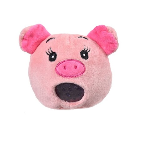 Jucarie squishy Bubble Puff, animal de plus, porcusor roz 11 cm - eMAG.ro