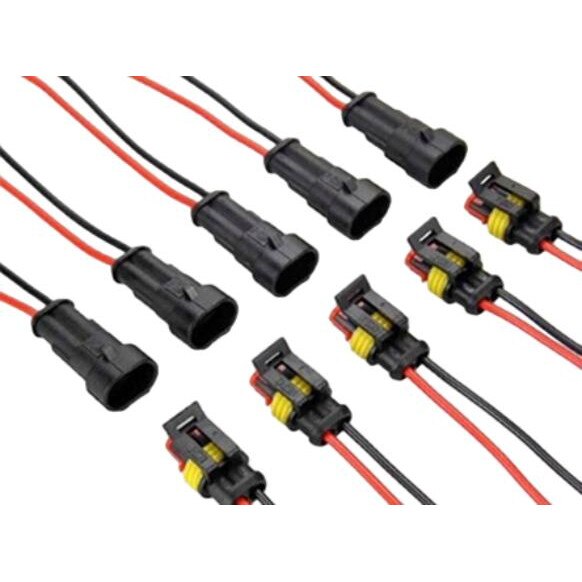 Conector impermeabil, Superseal, Cu 2 pini - eMAG.ro