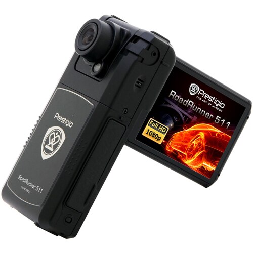 Camera auto Prestigio RoadRunner 511, Full HD, Negru - eMAG.ro