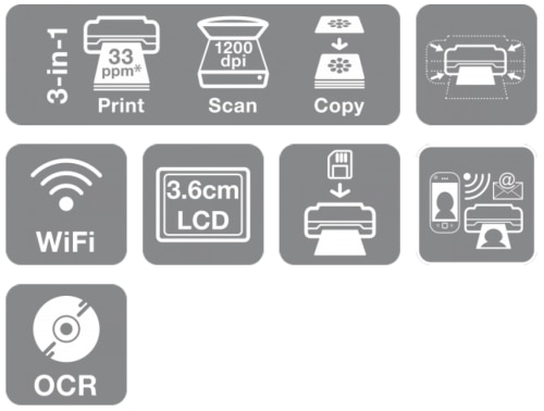 Multifunctional InkJet Color Epson Expression Home XP-305, A4, Wireless ...