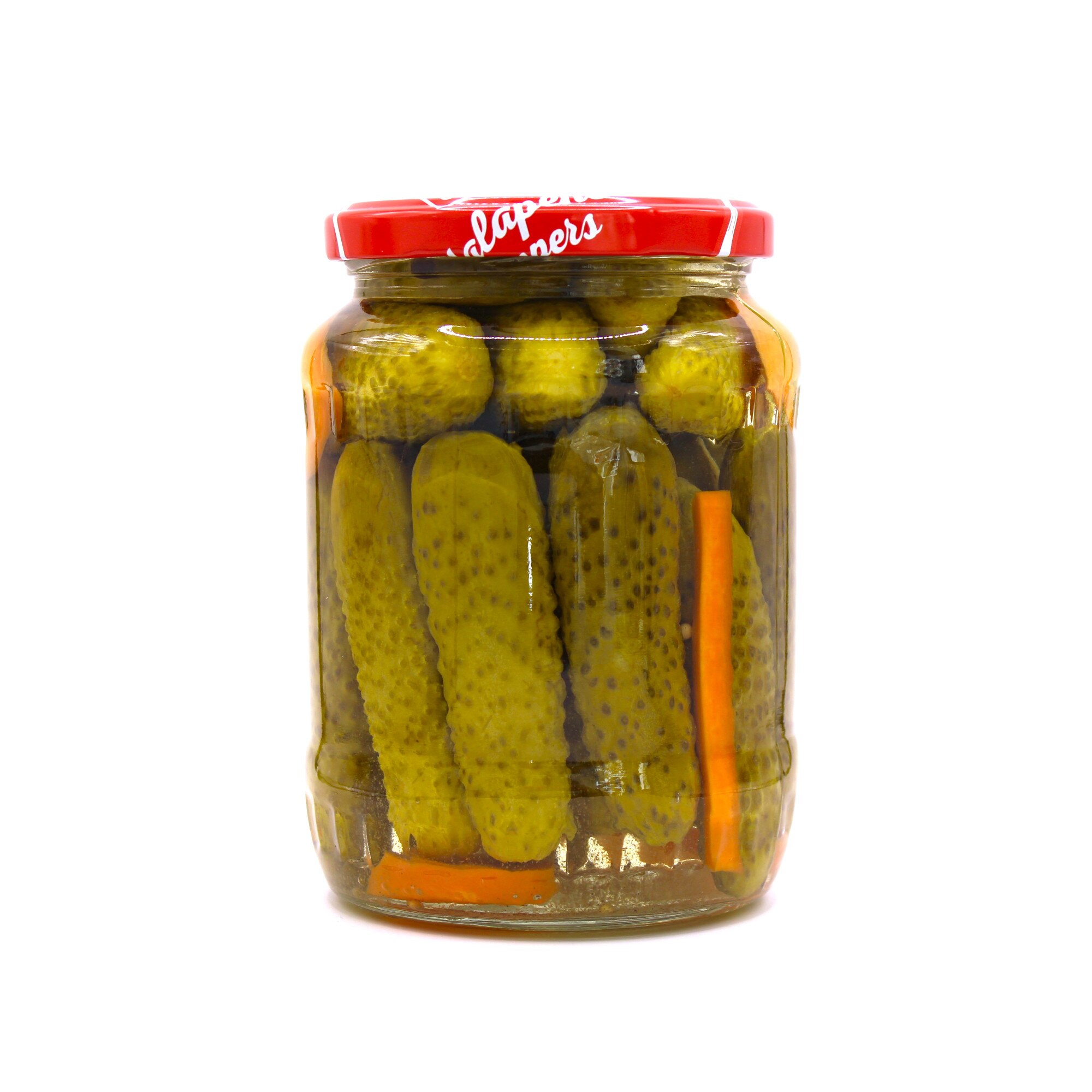 Castraveti Cornichon murati in otet, lungime 6-9 cm, borcan 800 ml ...