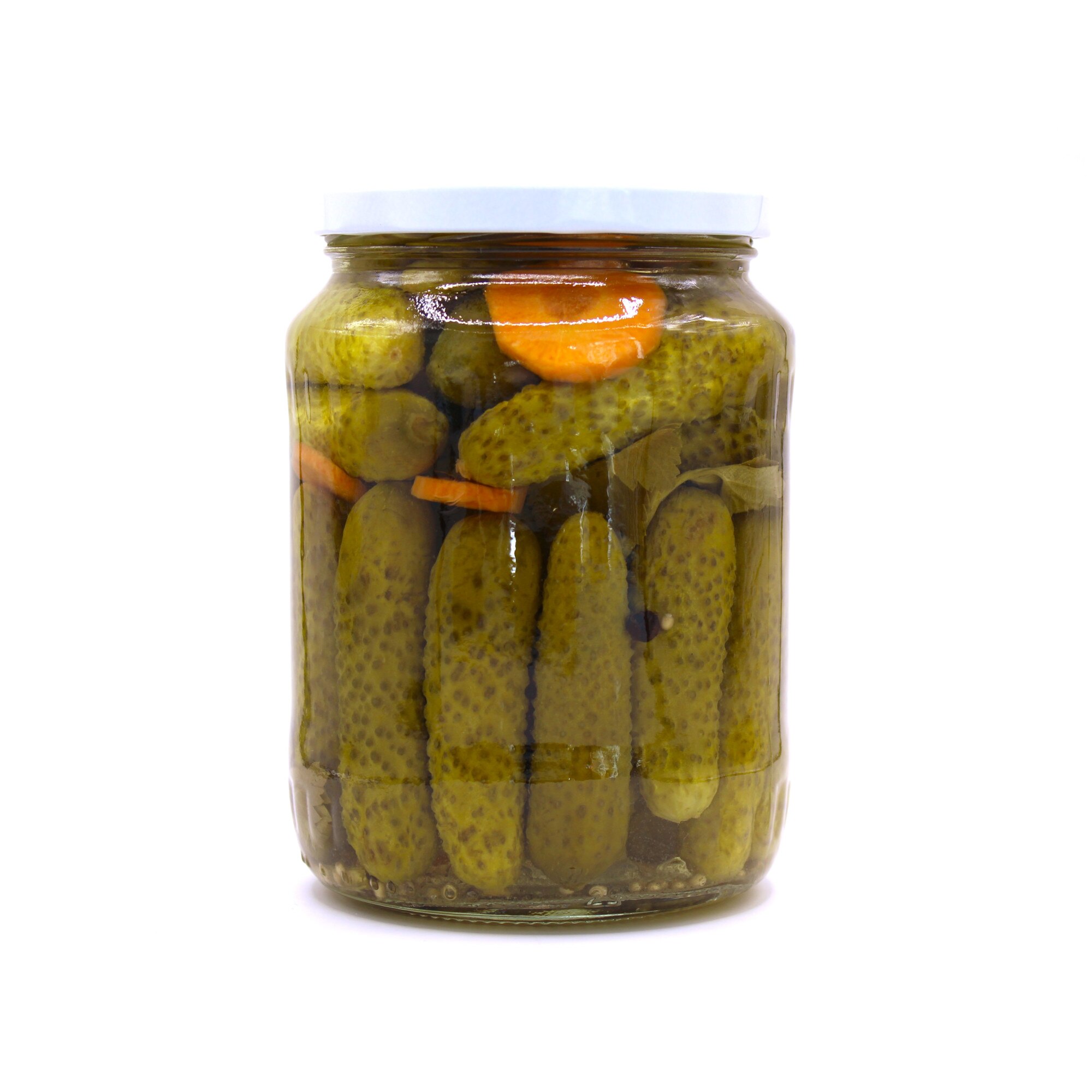 Castraveti Cornichon murati in otet, lungime 4-7 cm, borcan 800 ml ...