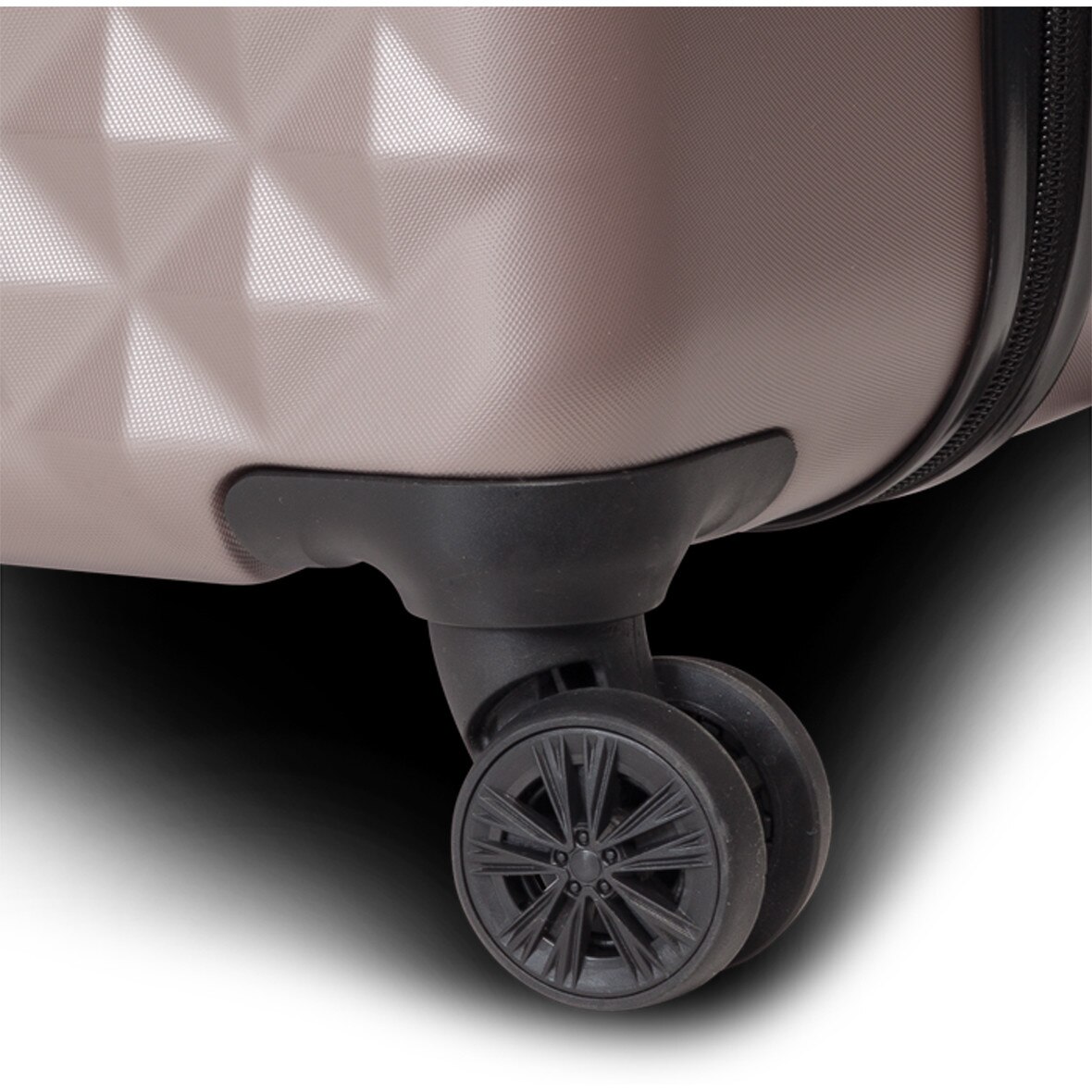 Set Trolere, Worldpack, Diamond, ABS, 4 Roti Duble, F10436 - 3 Piese ...