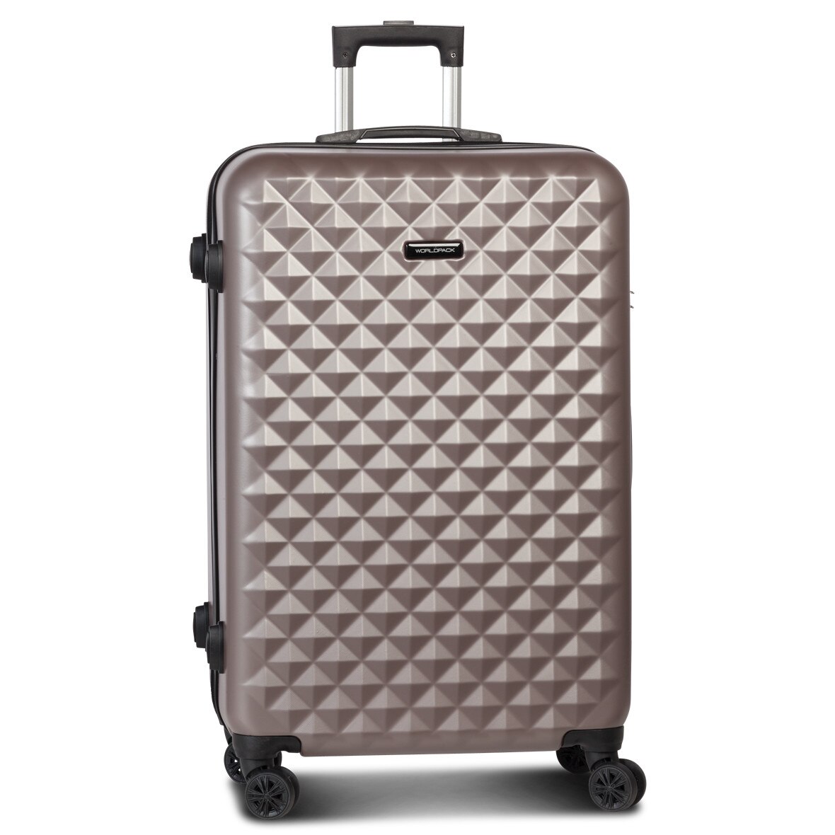 Set Trolere, Worldpack, Diamond, ABS, 4 Roti Duble, F10436 - 3 Piese ...