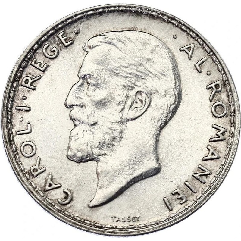Moneda istorica din Argint - 1 leu Carol I Romania - eMAG.ro