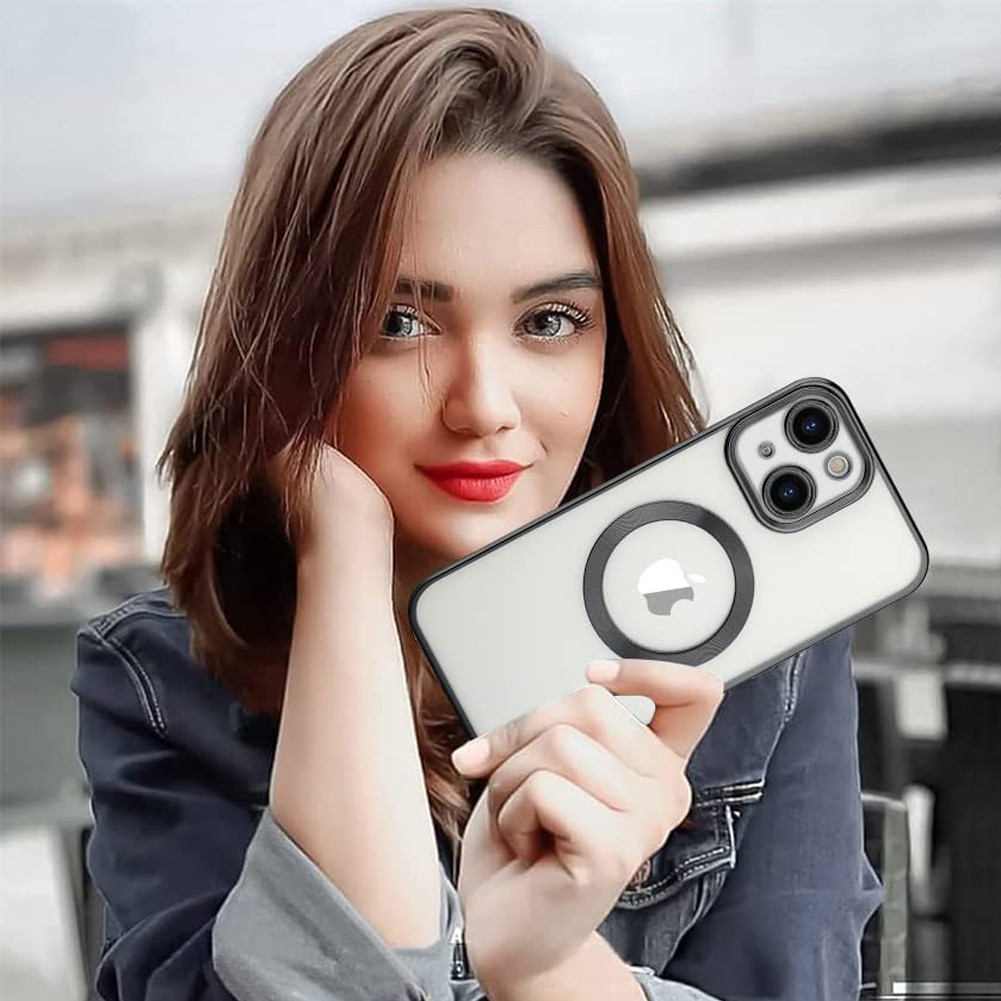 Husa PremiumCell Magsafe Luxury pentru Iphone 13 cu protectie camera ...