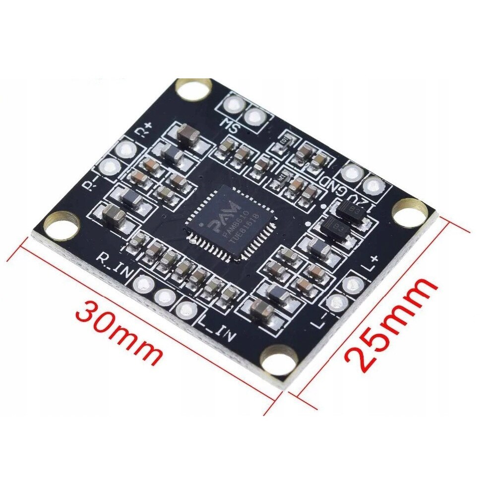 Modul amplificator de putere audio 2x15W PAM8610 - eMAG.ro