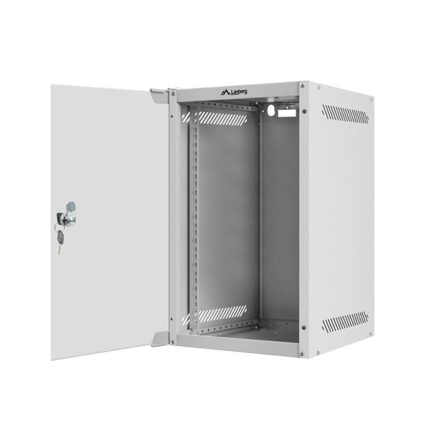 Lanberg 9U 10" fali rack szekrény 280x310mm ezüst (WF10-2309-10S) (WF10 ...