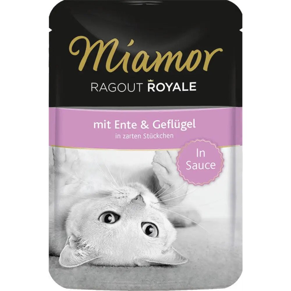 Hrana pentru pisici, Miamor, In sos, Rata/Pasare, Vitamine, 100 g - eMAG.ro