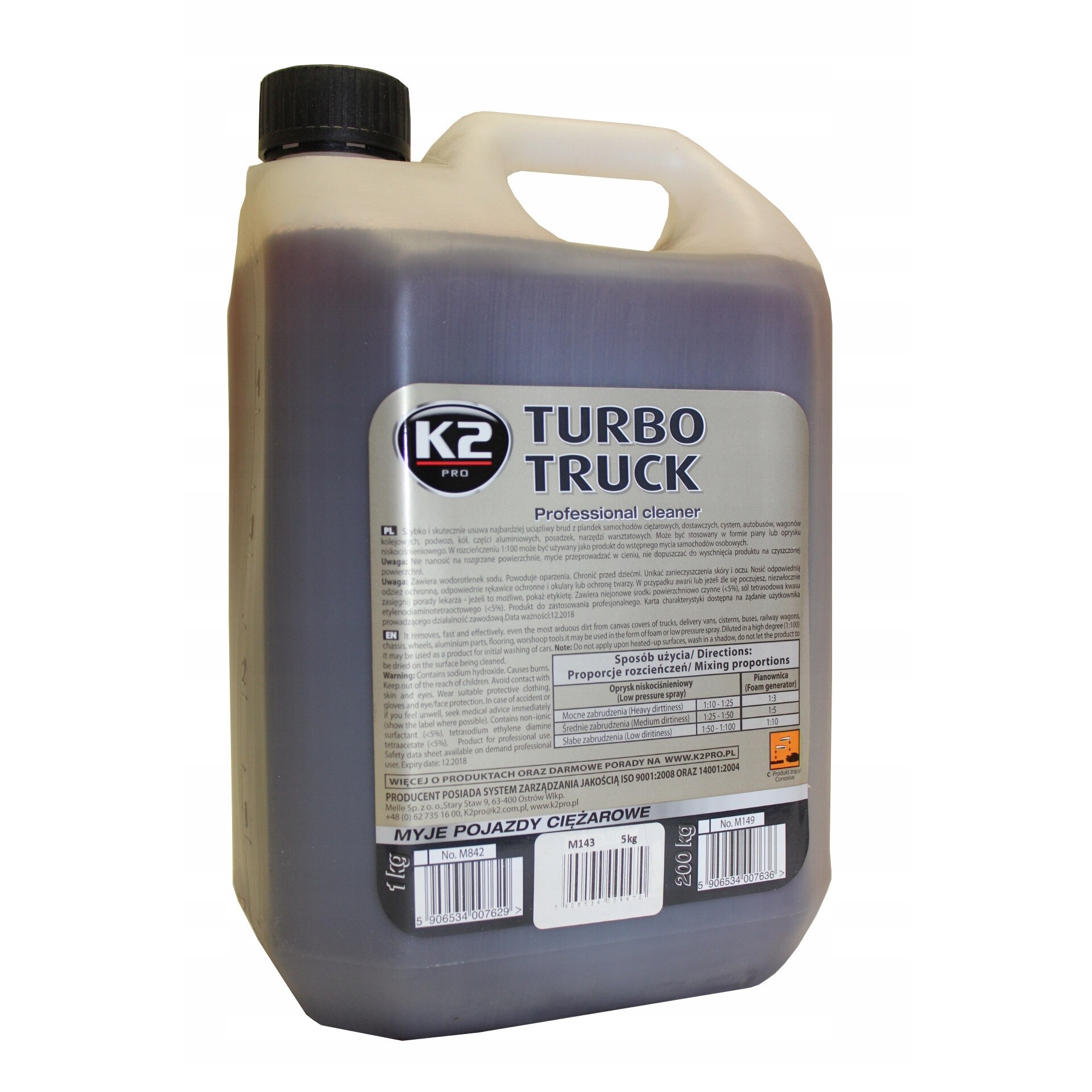 Solutie spalare autocamioane, K2 Turbo Truck, 5 kg - eMAG.ro