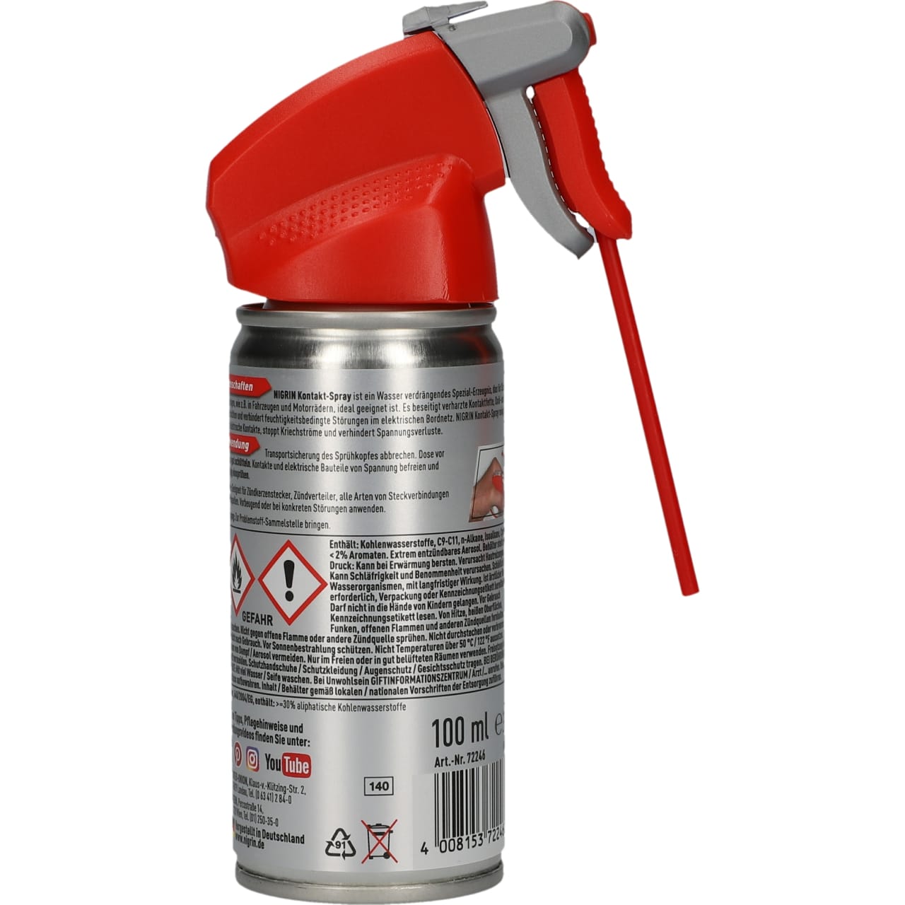 Spray pentru contacte electrice, Nigrin, 100 ml, cu aplicator - eMAG.ro