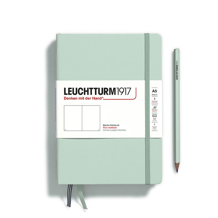 Notebook A5 Velin, coperta Rigida, Verde Menta, Leuchtturm - eMAG.ro