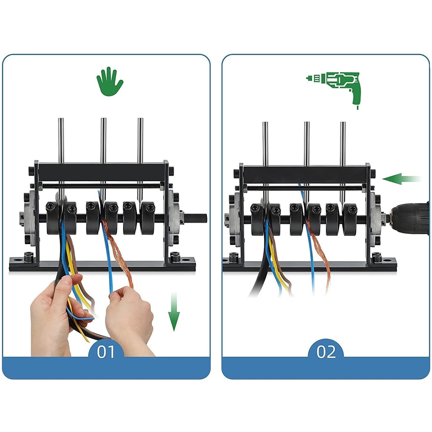 Masina dezizolat cabluri 1-30mm NOUA decojit, manuala sau electrica ...