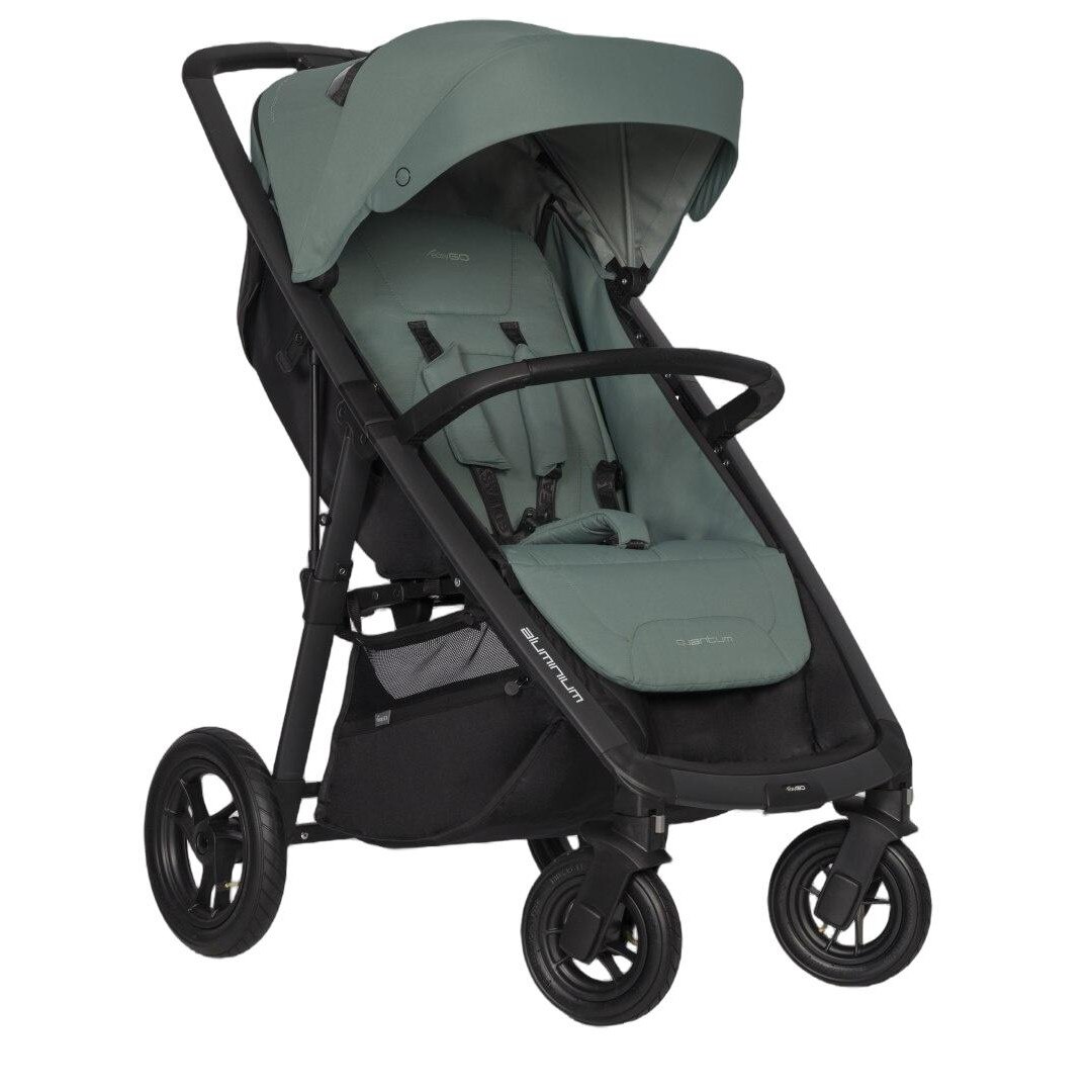 Carucior QUANTUM Agava, Easy Go, Cadru aluminiu, Negru/Gri - eMAG.ro