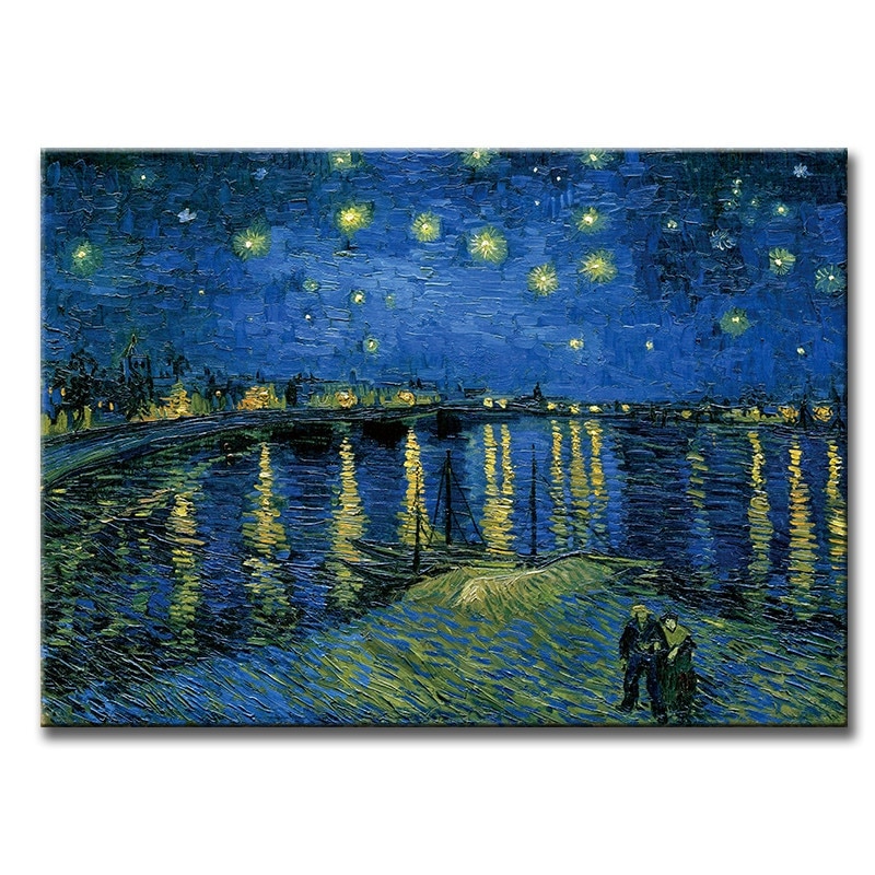 Tablou canvas, Van Gogh, 40 x 50 cm, Abstract - eMAG.ro