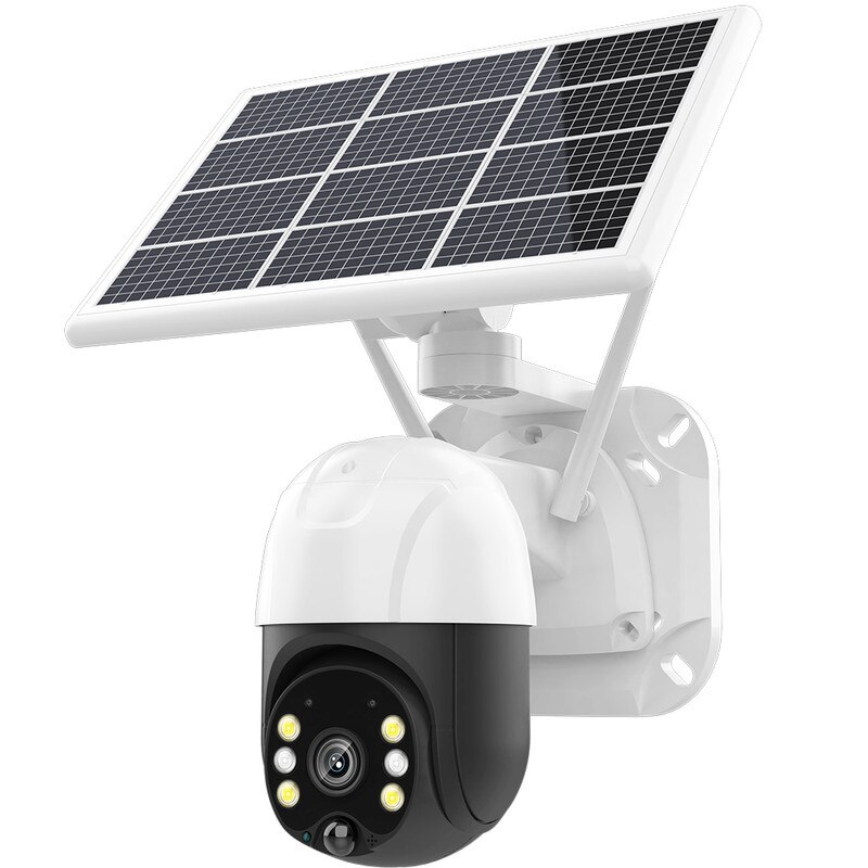 Camera de supraveghere inteligenta, EVKVO, Panou solar, Vedere nocturna ...