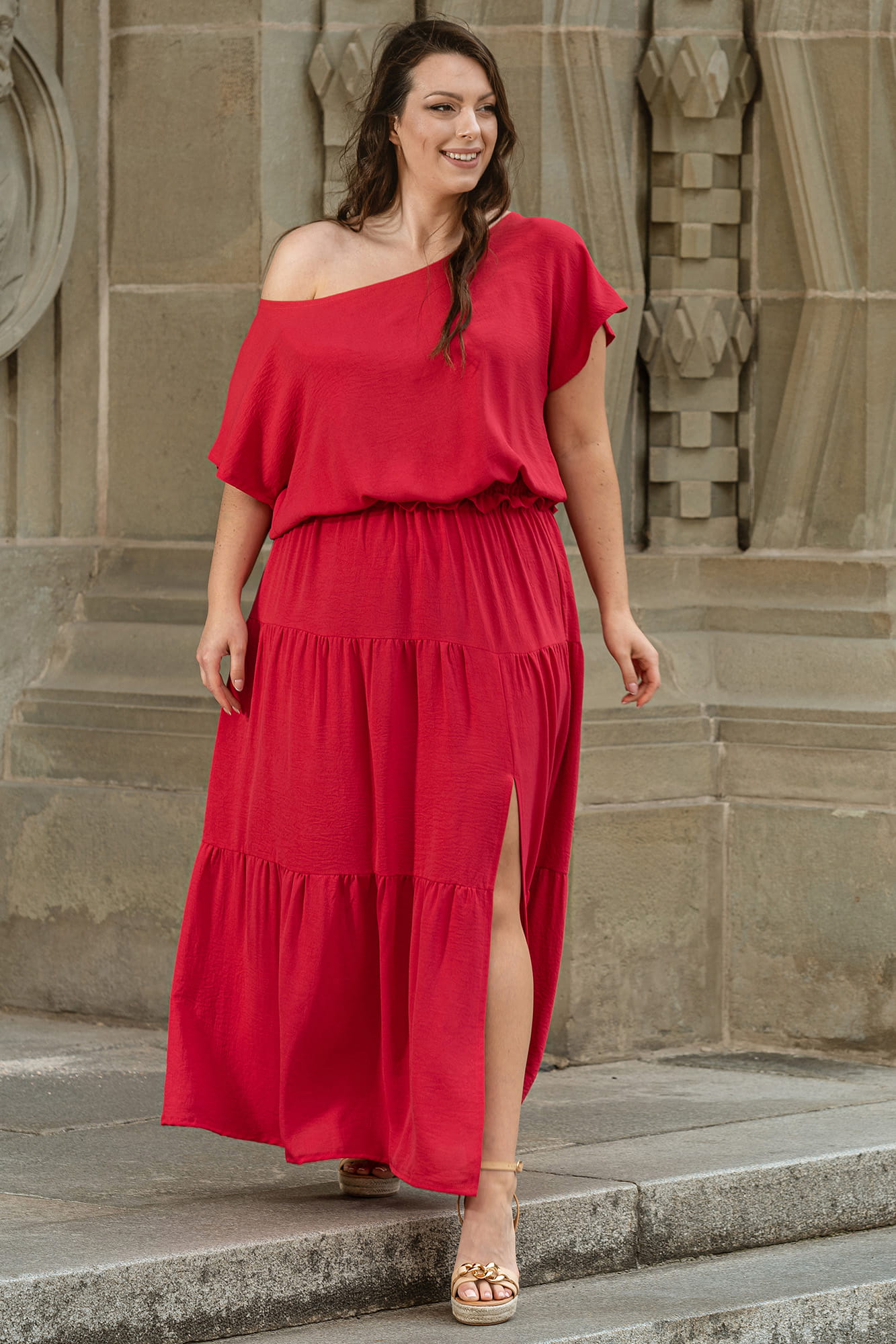 Fusta dama, Karko, Lunga, Poliester, Roz - eMAG.ro