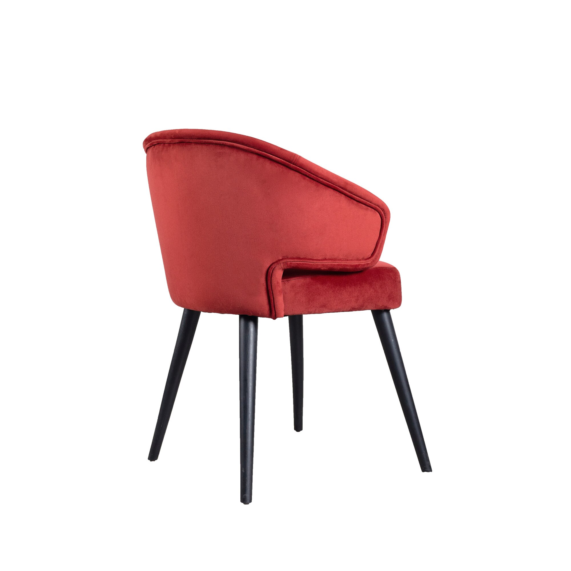 Scaun, Piele intoarsa, 82x48cm, Rosu - eMAG.ro