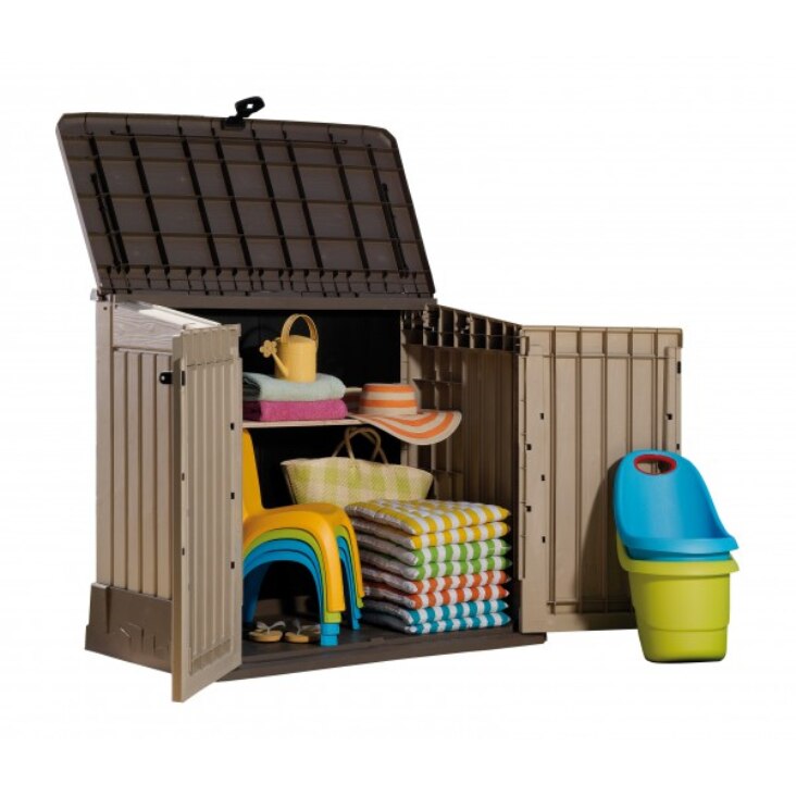 Lada depozitare gradina Store It Out, Keter, Plastic, 120 l, 130x74x110 ...