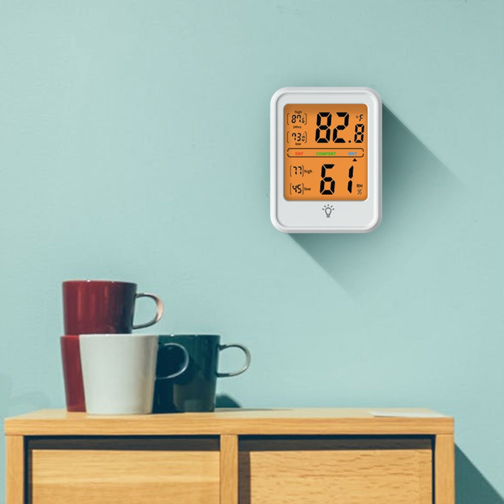 Termometru si Higrometru de Camera MYFYU, Temperatura, Umiditate, Ecran ...