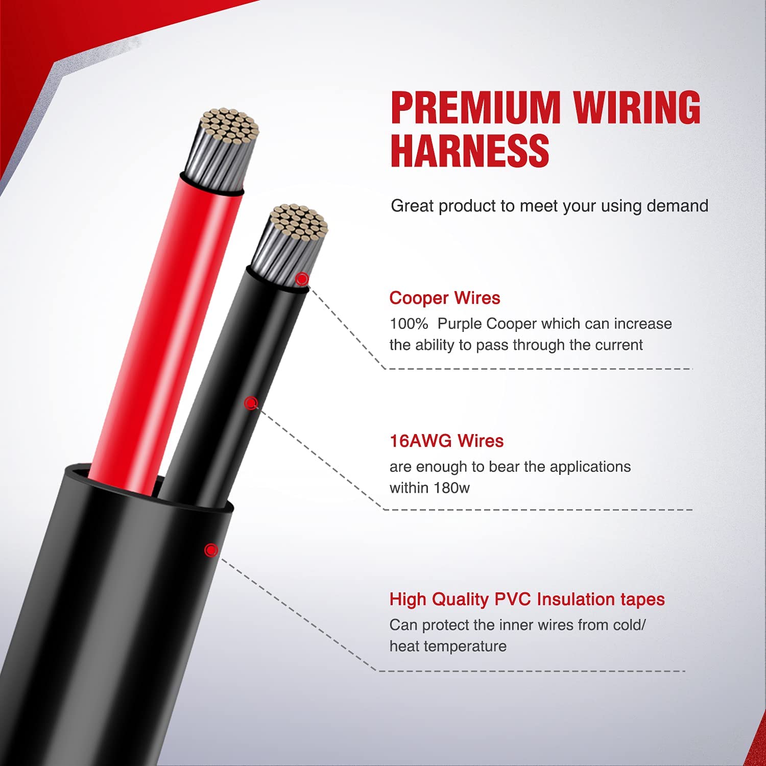 Cablaj instalatie electrica proiectoare auto si led bar cu buton on off ...