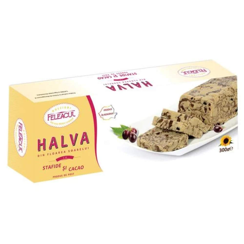 Halva cu Stafide si Cacao Boromir, Cantitate 300 g - eMAG.ro