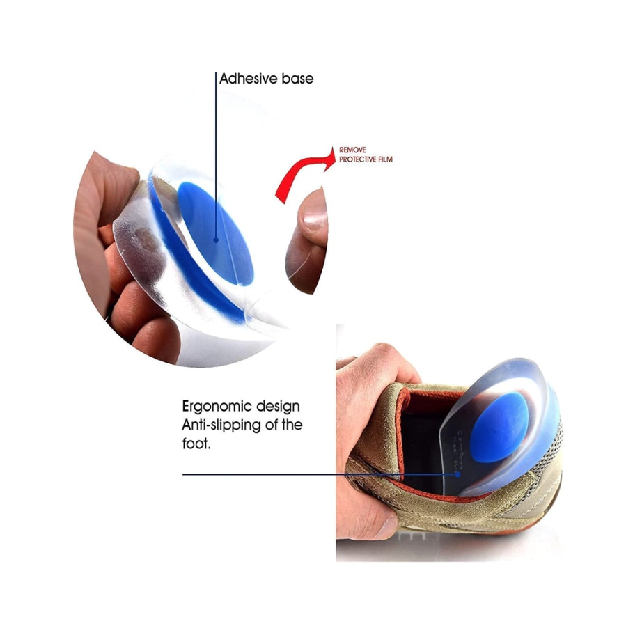 Set 2 branturi talpici pentru calcaie din silicon - eMAG.ro