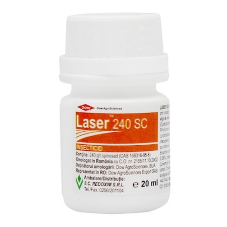 Insecticid de contact si ingestie Laser 240 SC, 20 ml - eMAG.ro