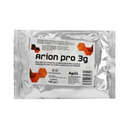 Moluscocid cu actiune insecticida Arion Pro 3G, 150 gr - eMAG.ro