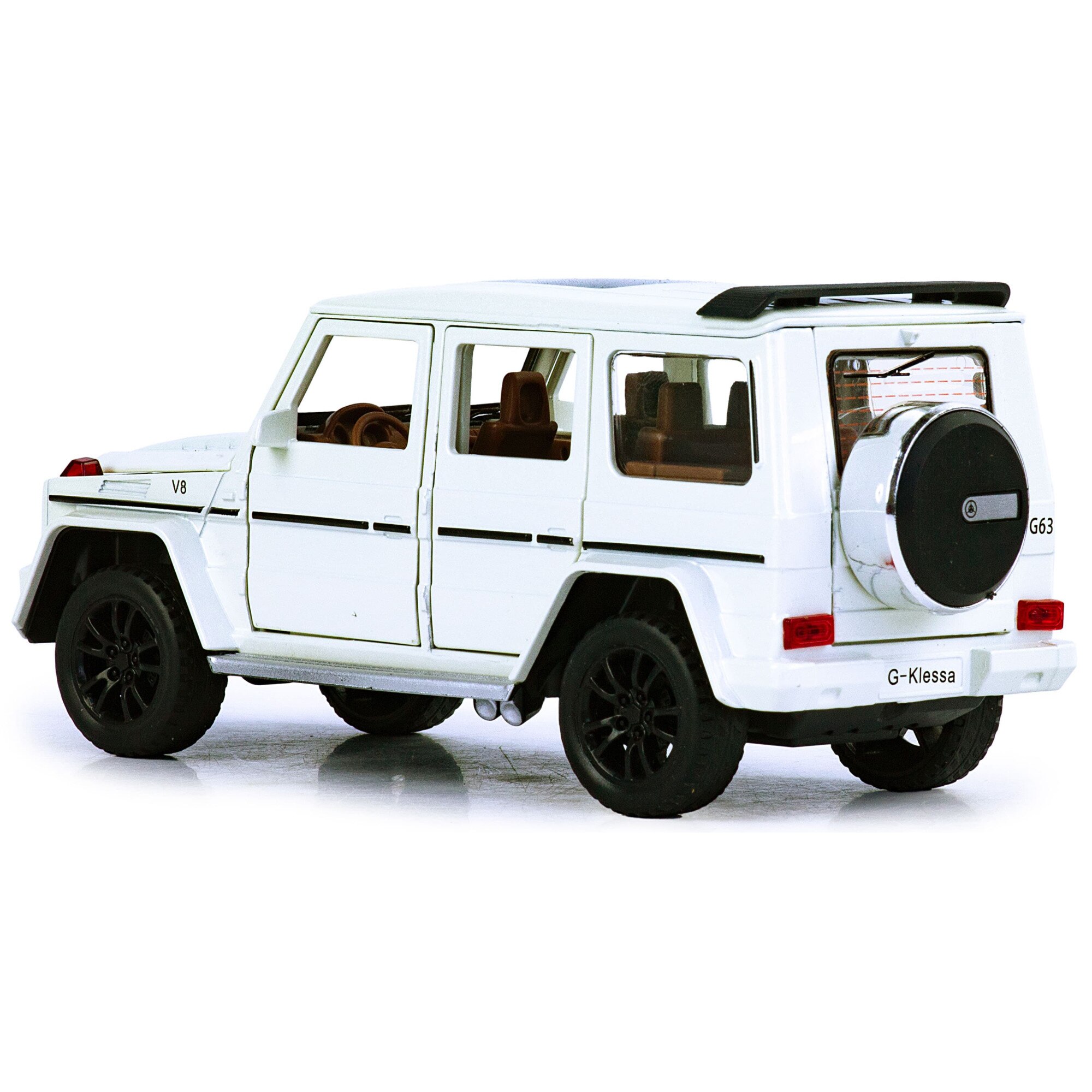 Masina Mercedes G Class G63 cu usi, capota, portbagaj mobile, lumini ...