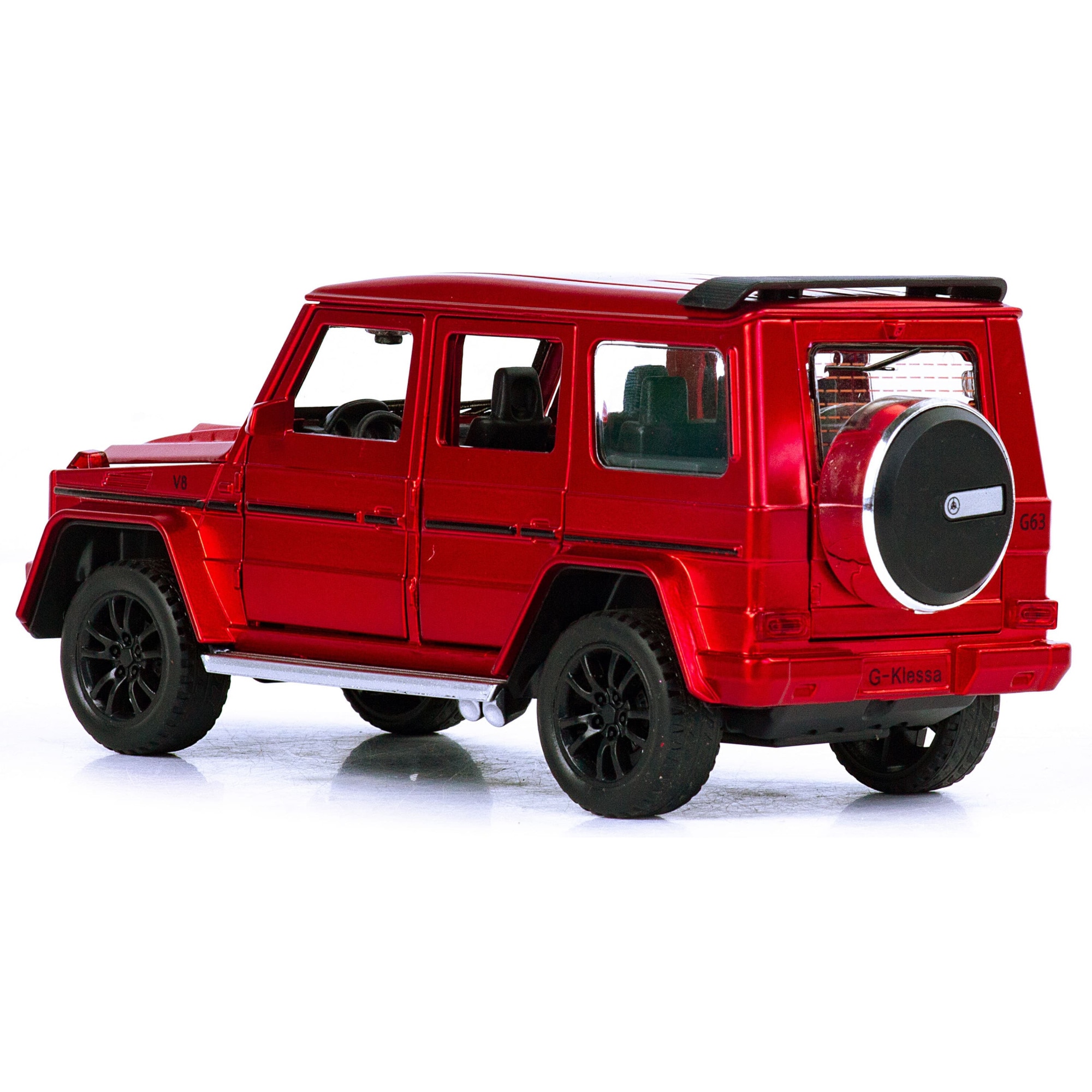 Masina Mercedes G Class G63 cu usi, capota, portbagaj mobile, lumini ...
