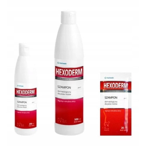 Sampon caini, Hexoderm, Dermatologic, Antiinflamator, 500 ml - eMAG.ro