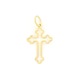 Pandant cruce perforata, aur 14k - eMAG.ro