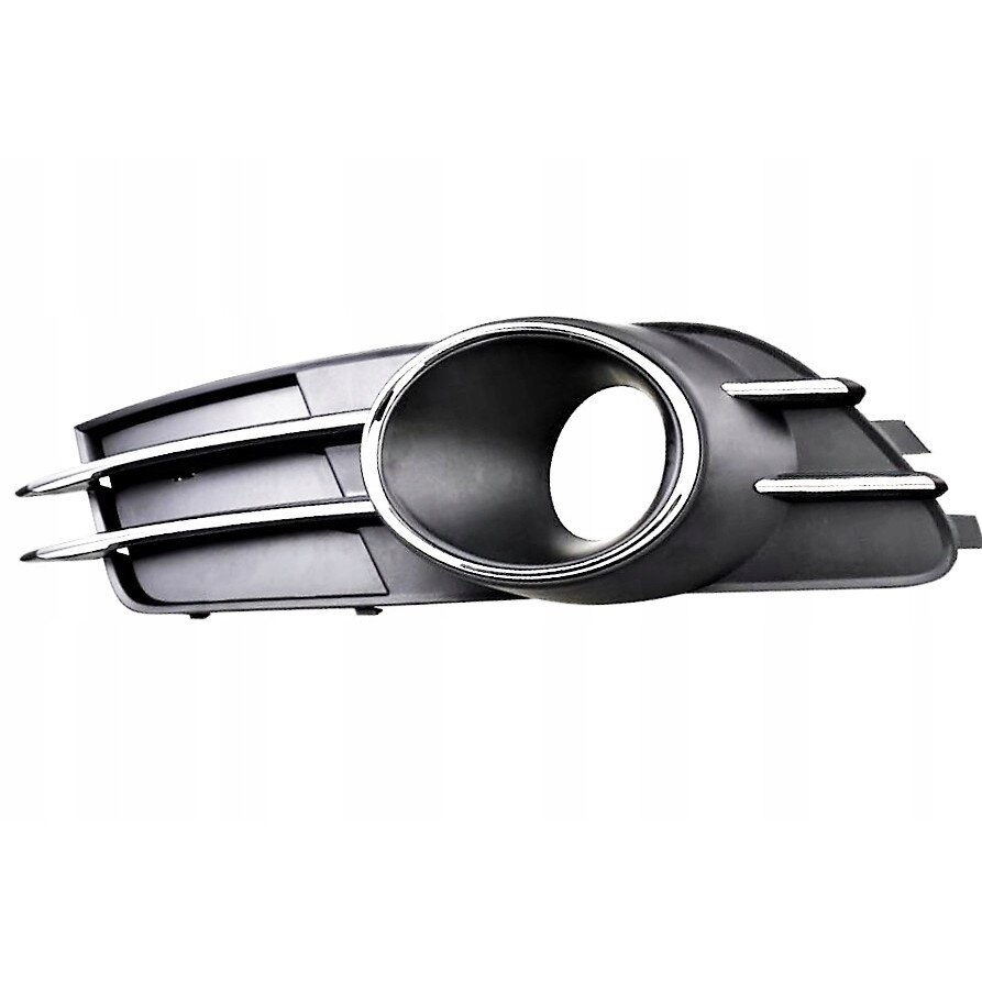 Grila bara fata stanga, Audi A6 C7, 01.2011-06.2014, Negru/Crom - eMAG.ro