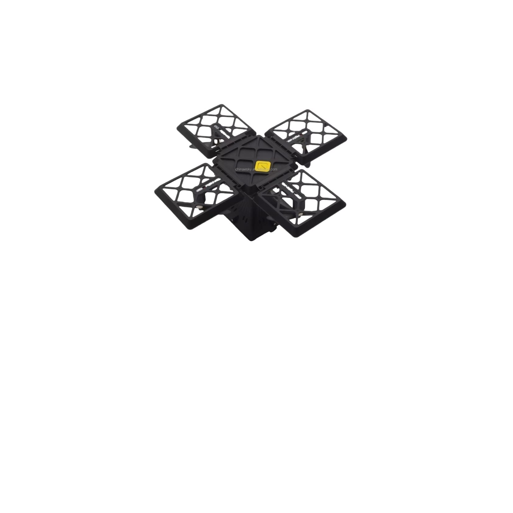 Дистанционно управление Drone Cube HD 720P, сгъваеми рамена, Черен ...