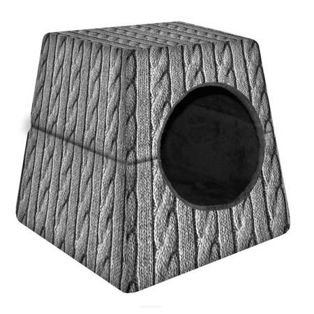Culcus universal pentru caini si pisici, Braid, 43cm x 43cm - eMAG.ro