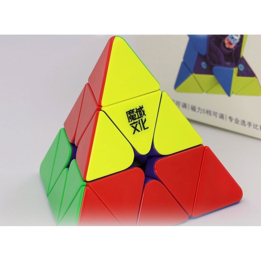Cub rubik MoYu WeiLong Pyraminx, Maglev, Magnetic, Stickerless - eMAG.ro