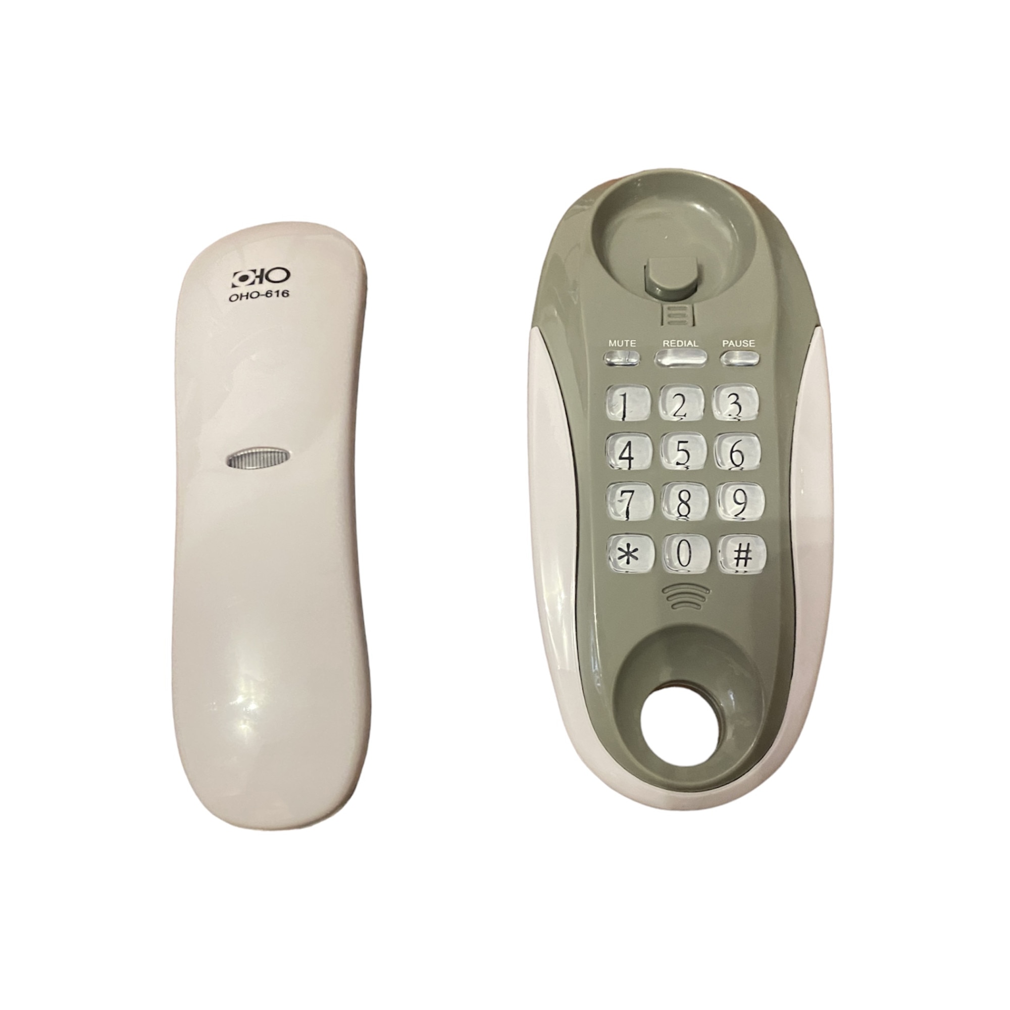 Telefon FIX cu Fir, Montare Perete sau Birou, ABS, Alb - eMAG.ro