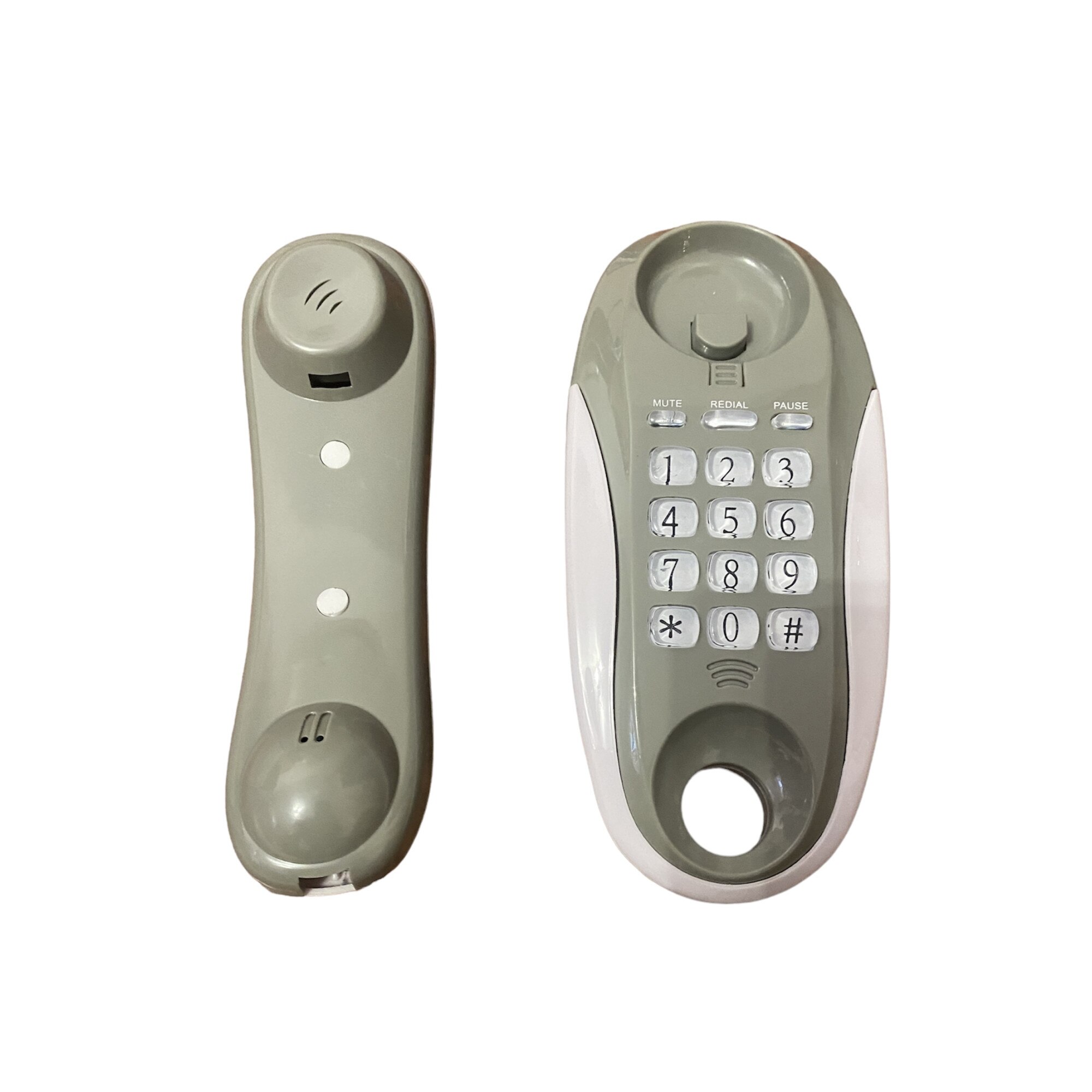 Telefon FIX cu Fir, Montare Perete sau Birou, ABS, Alb - eMAG.ro