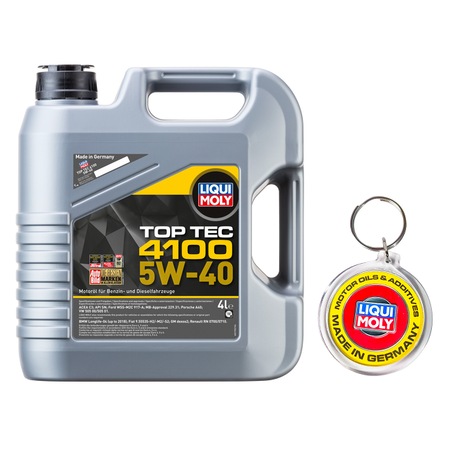 Set Ulei Auto, Liqui Moly Top Tec 4100 5W-40- Api Sn/Cf; Acea A3/B4/C3 ...
