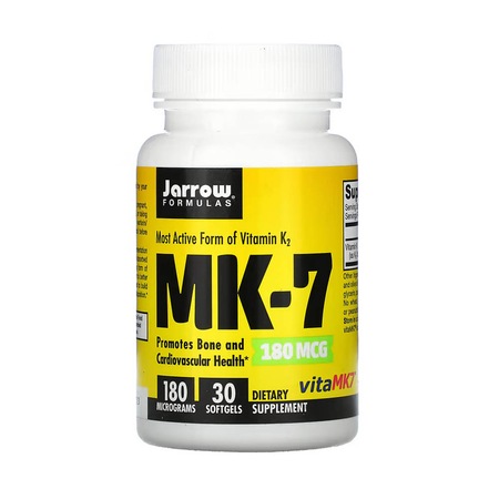 Vitamin K2, MK-7, 180 mcg, Jarrow Formulas, 30 softgels - eMAG.ro