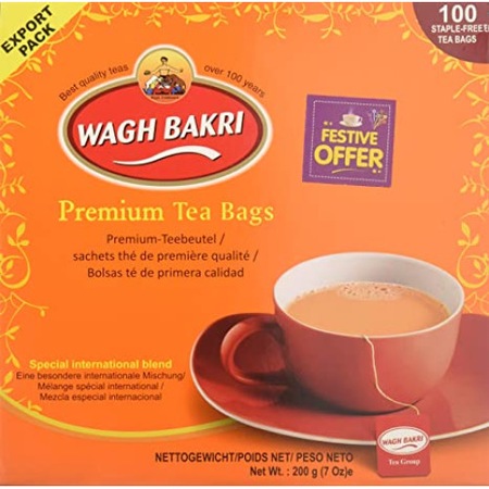 Индийски черен чай 100 сашета - Wagh Bakri - eMAG.bg