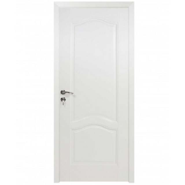 Usa de interior din lemn BestImp 012-68 E, stanga / dreapta, alb, 203 x 68 cm - eMAG.ro