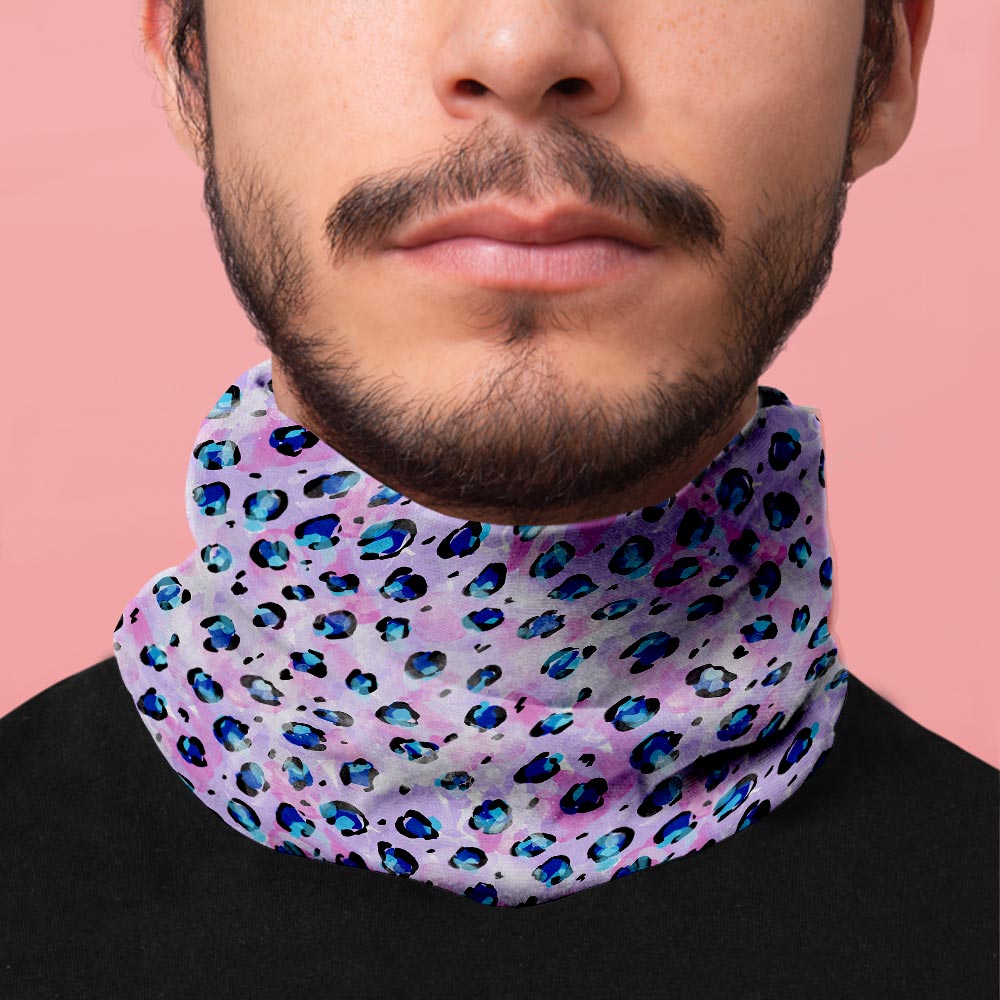 Esarfa Circulara tip Guler Handmade pentru Toate Sezoanele, Animal Print Pietre de Diamant ...