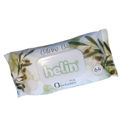 Servetele Umede, Helin, Olive Oil, Premium Quality, 64 buc - eMAG.ro