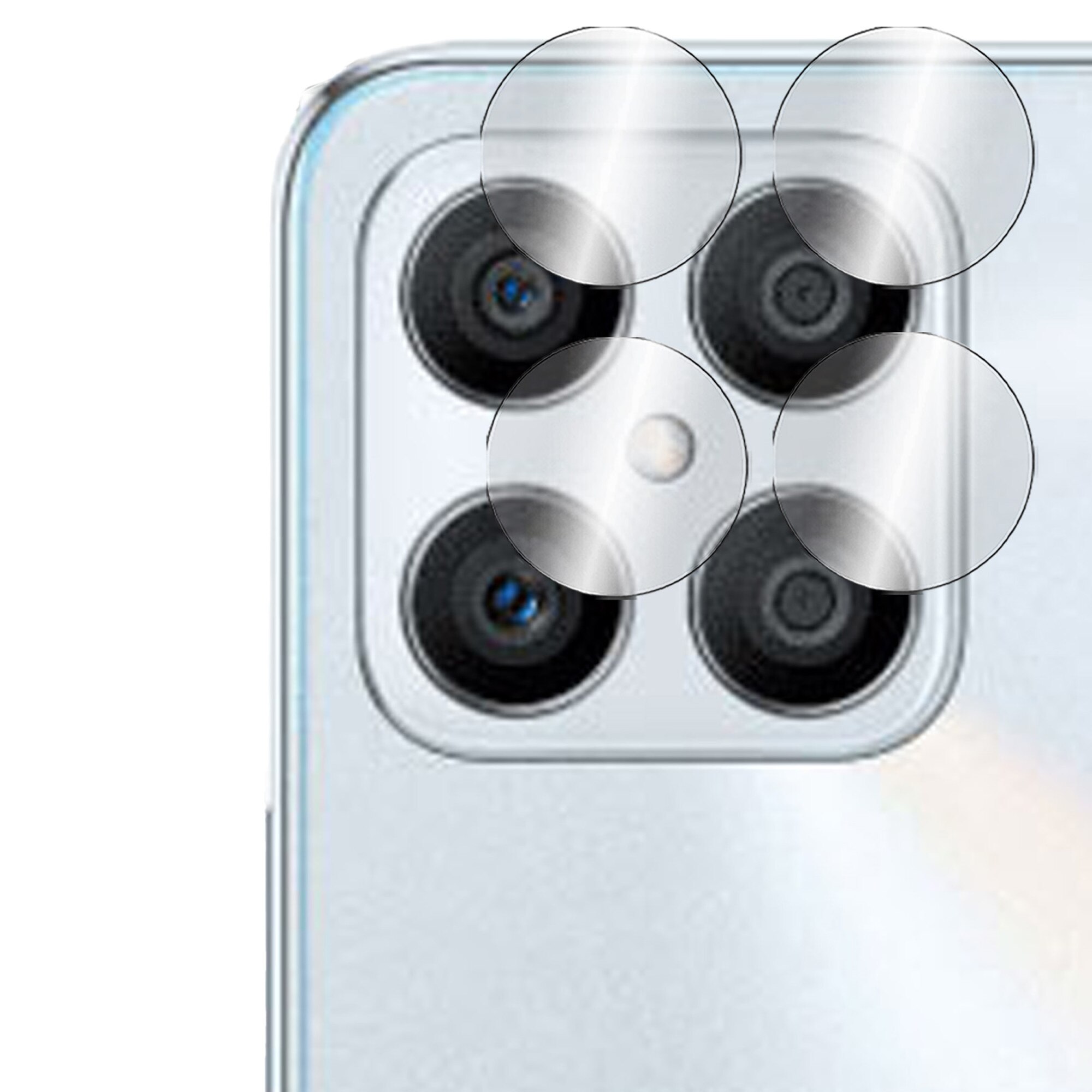 Folie protectie, Camera foto, Sticla hibrida, Honor X8, Flexibil ...