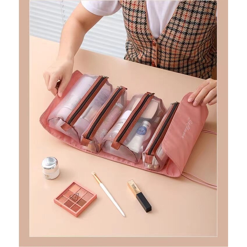 Geanta de machiaj, Pliabila, Portabila, Multifunctionala, Poliester ...