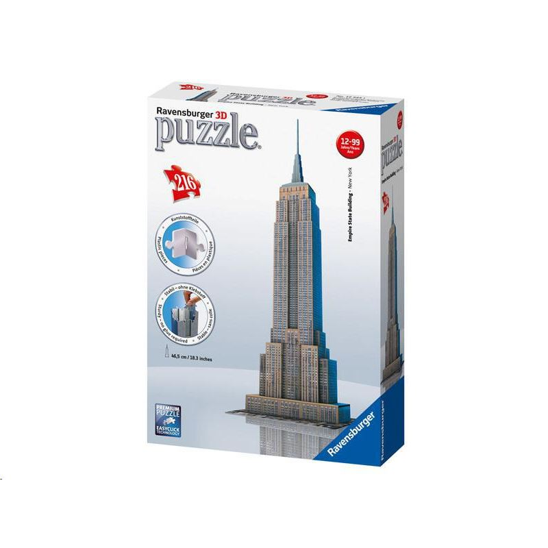 Ravensburger Empire State Building 3D puzzle 216db-os (04810) - eMAG.hu