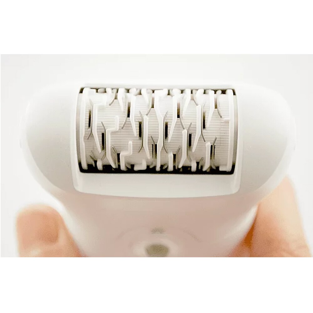 Epilator, Braun, Umed si uscat, 40 pensete, Alb - eMAG.ro